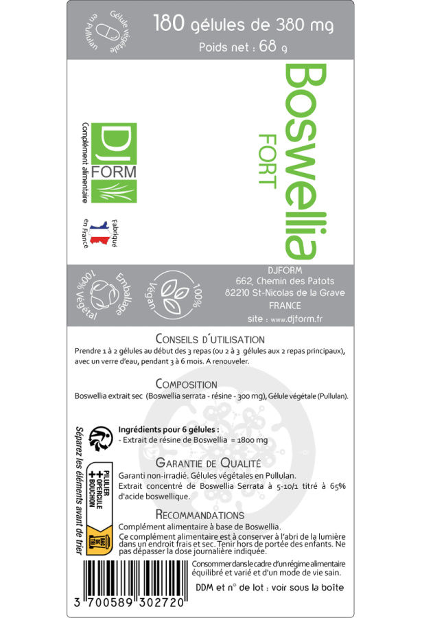 Pack Barrière Intestinale : Perméa Fort, Boswellia, Probiotique ...
